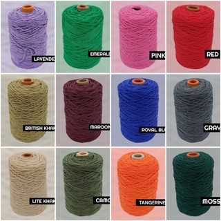 Yarns Art: 3MM SMALL CORDS/ POLYPROPYLENE NYLON (ROUND BRAIDED) ROPE ...