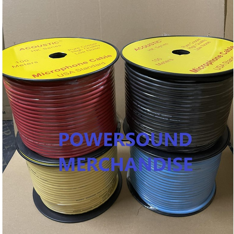 ACOUSTIC Microphone Cable (100 meters) | Shopee Philippines