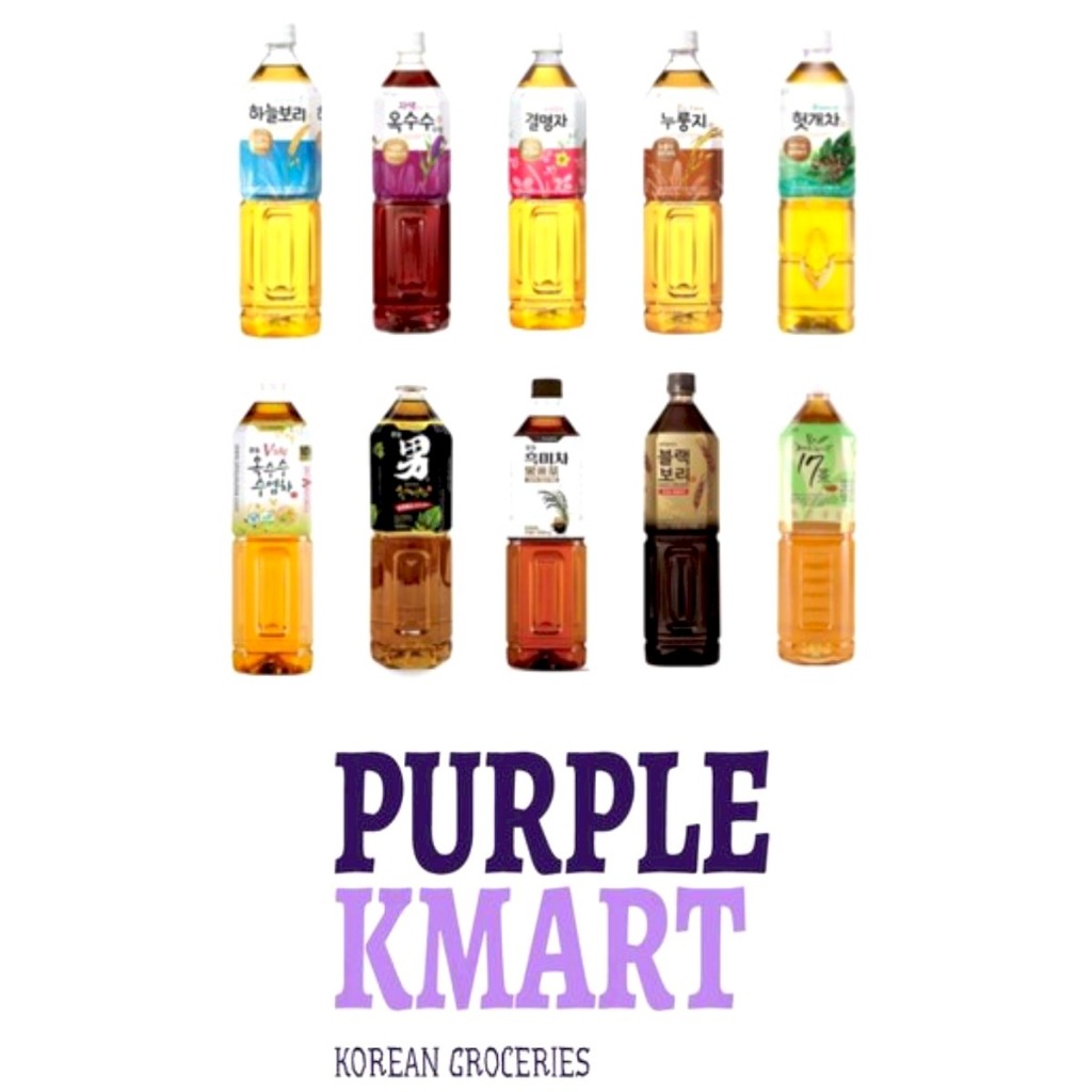 KOREAN TEA 1.5L DIFFERENT FLAVORS : BARLEY / CORN / GINSENG /RAISIN ...