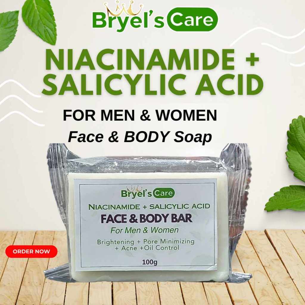 100g Bryel'scare Niacinamide + Salicylic Acid Face & Body Soap | Shopee ...