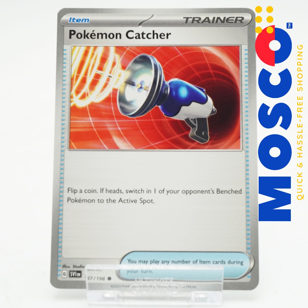 Pokemon Catcher - 187/198 - Common | Item Cards | Pokemon TCG | Shopee ...