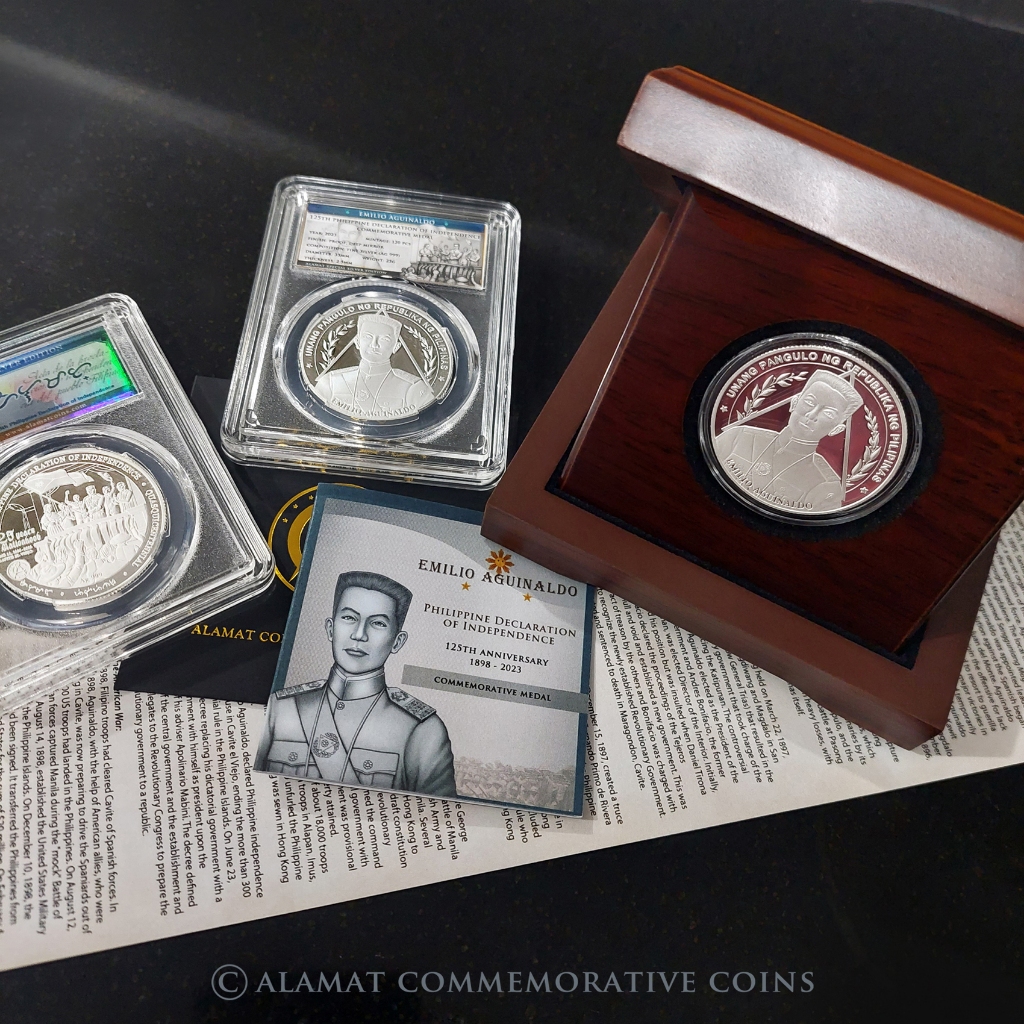 Emilio Aguinaldo Silver Medal - 125th Philippine Declaration of ...