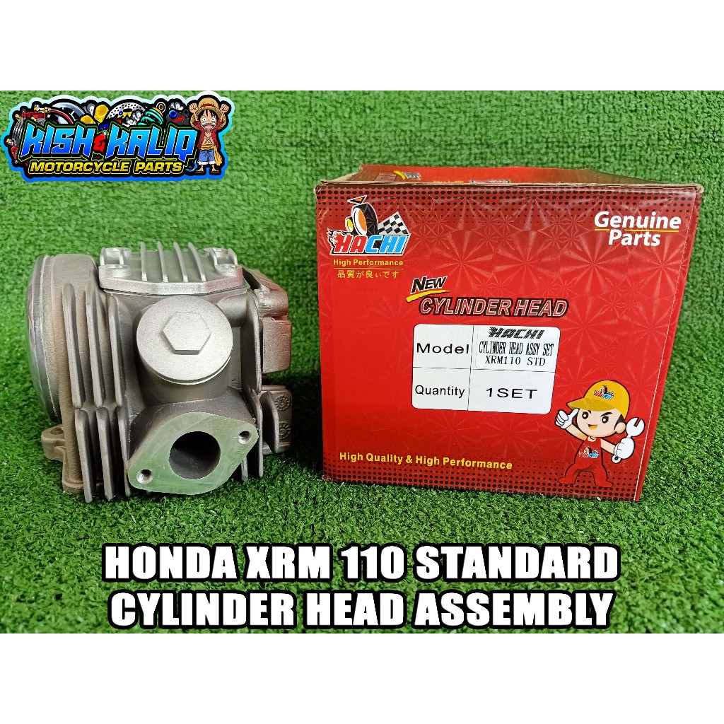 HACHI CYLINDER HEAD COMPLETE ASSEMBLY 100% MADE IN JAPAN FOR HONDA XRM ...