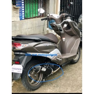 Exos pipe X6/RX7 for burgman street 125/Ex/Aerox v2/Mio i 125 | Shopee ...