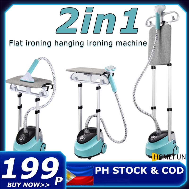HOMEFUN Garment steamer ironing machine vertical hand-held steam iron ...