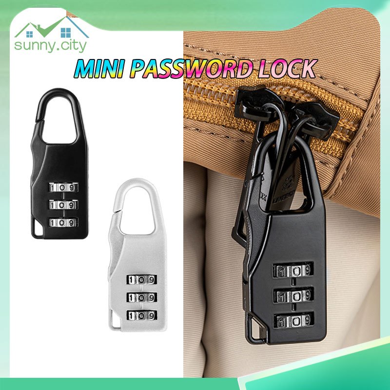 Digits Code Password Combination Padlock Safety Travel Security Lock 3 Digit Combination Padlock