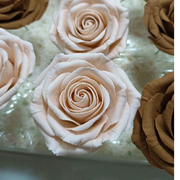 nude rose edible flower cake topper | Shopee Philippines