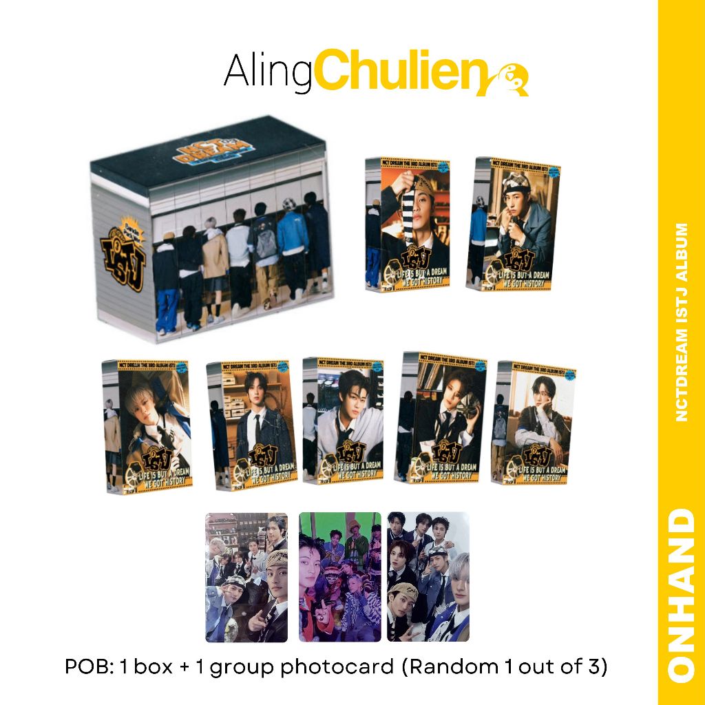 (With box + POB PC) NCT Dream ISTJ 3rd Album 7Dream QR Ver Bundle Set ...