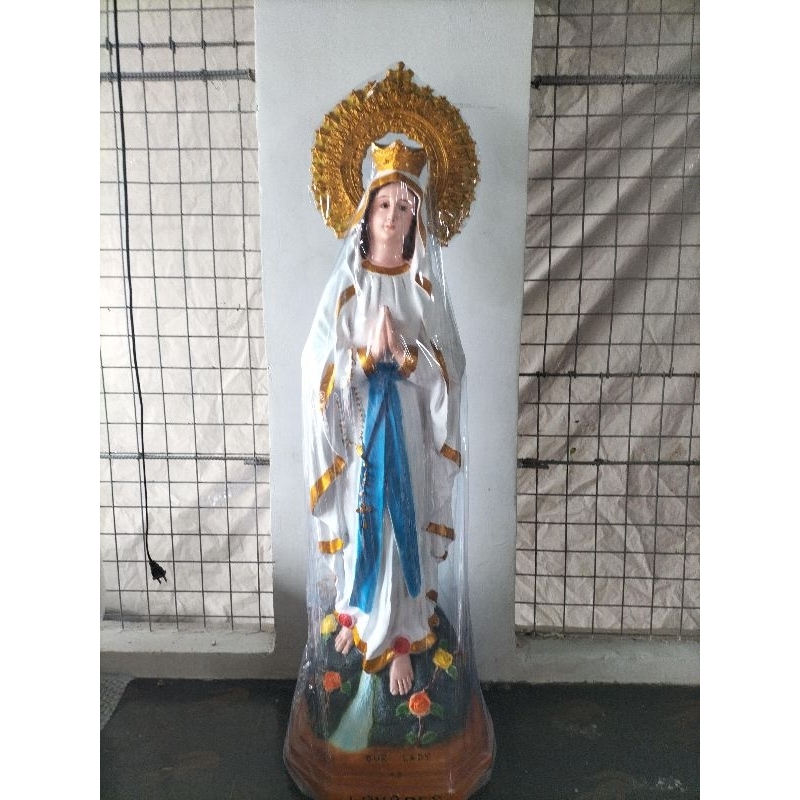 Our Lady of Lourdes Statue(36inches/3ft.) | Shopee Philippines