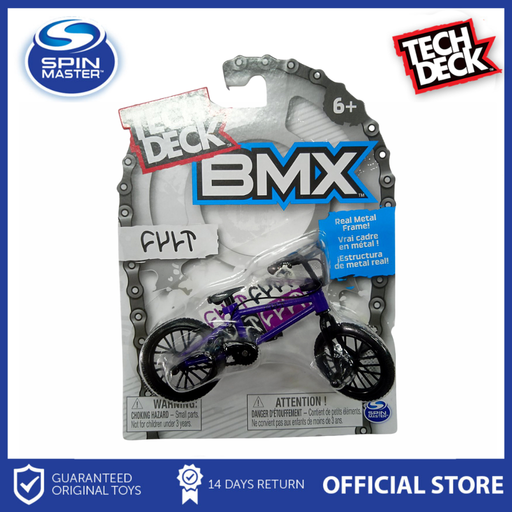 Tech Deck BMX Finger Bike Single Pack - CULT Bicycle Figure Toy for ...