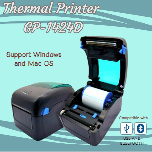 Gprinter Thermal Printer + One Free 100x150mm Sticker Shopee Waybill ...