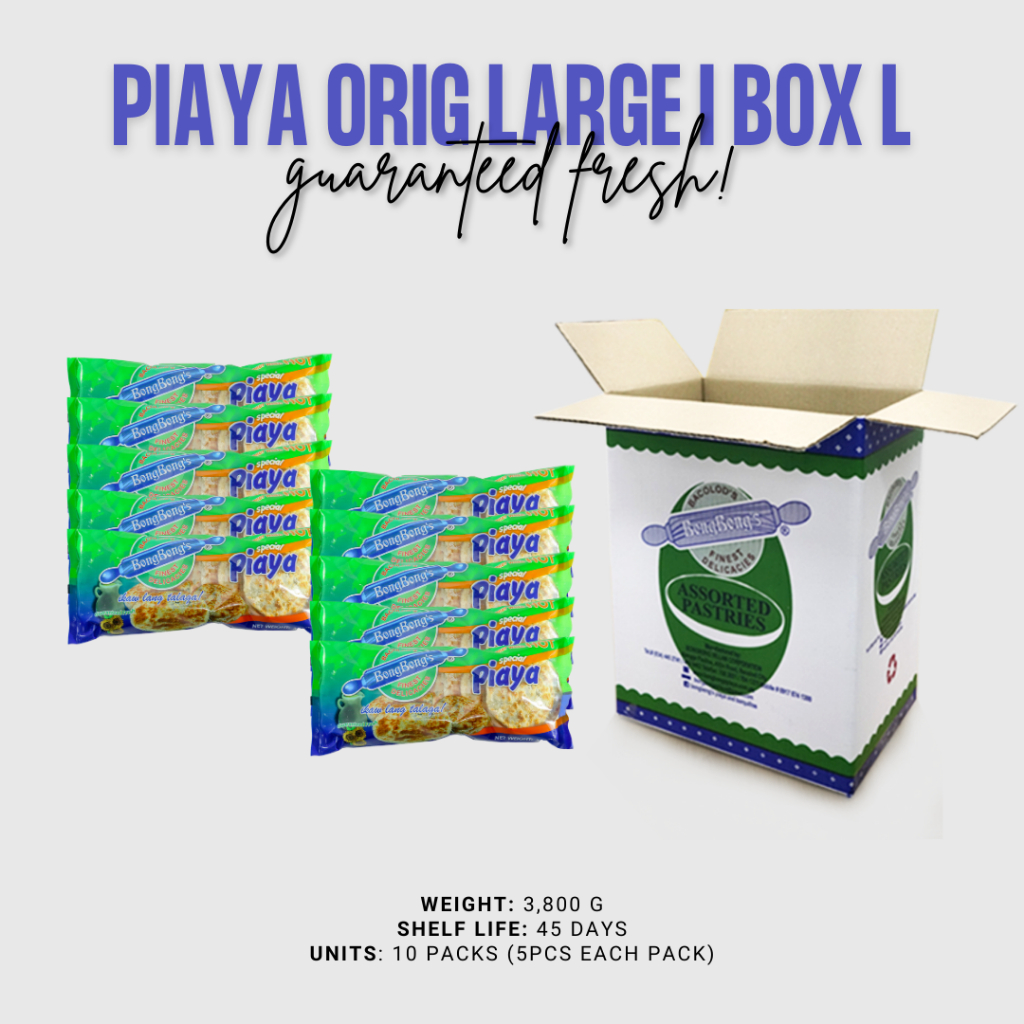 BongBong's Piaya Original Large I Box Large | Shopee Philippines