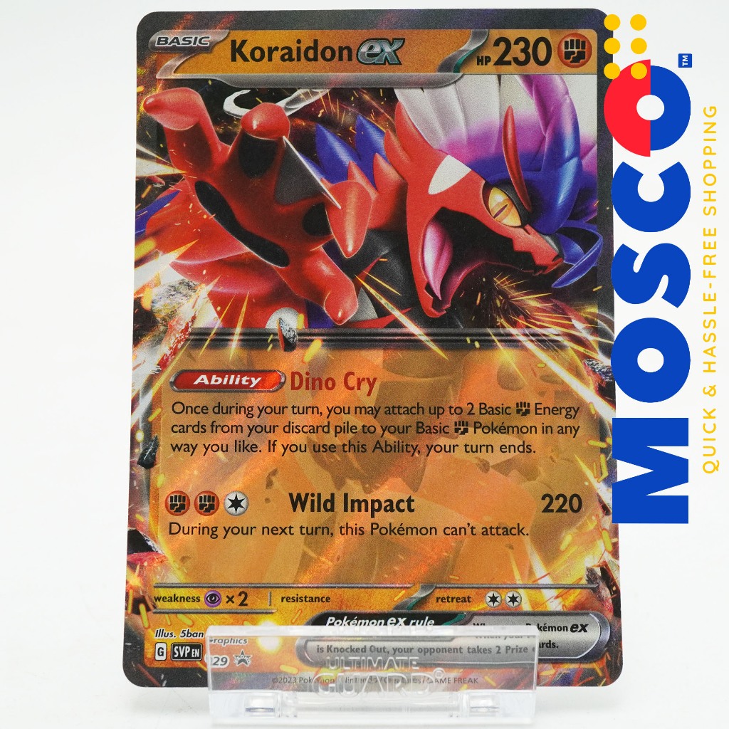 Koraidon ex - SVP029 - Ultra Rare Promo | Pokemon TCG Singles | Shopee ...