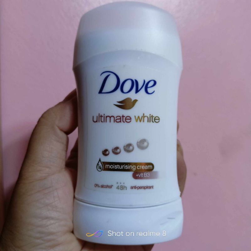 DOVE ULTIMATE WHITE NOURISHING CREAM DEO STICK 40ML | Shopee Philippines