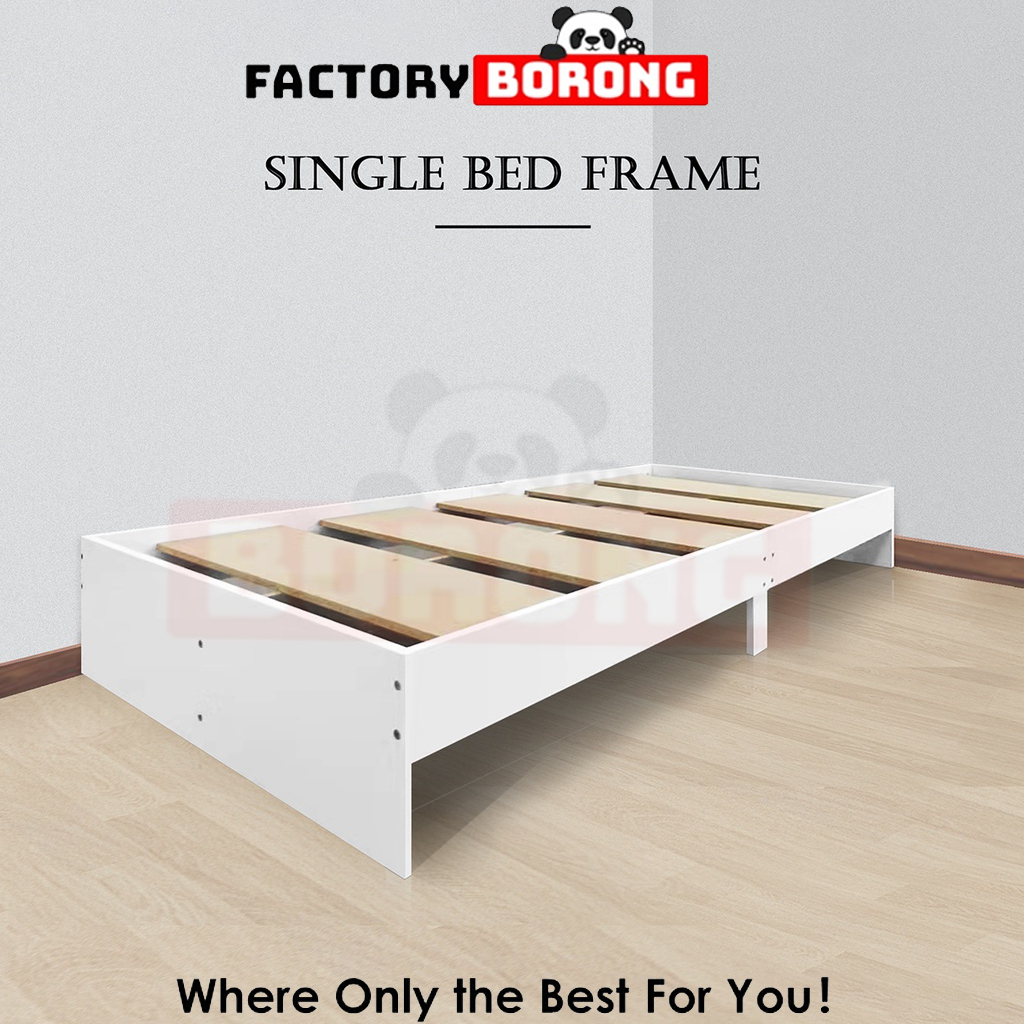 *READY STOCK* WOODEN SINGLE BED FRAME | Shopee Philippines