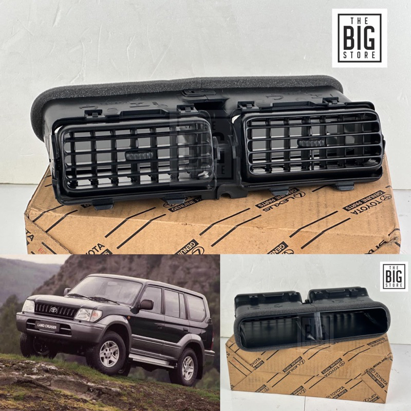 Original Toyota Land Cruiser Prado 90 series middle Aircon vent louvers ...