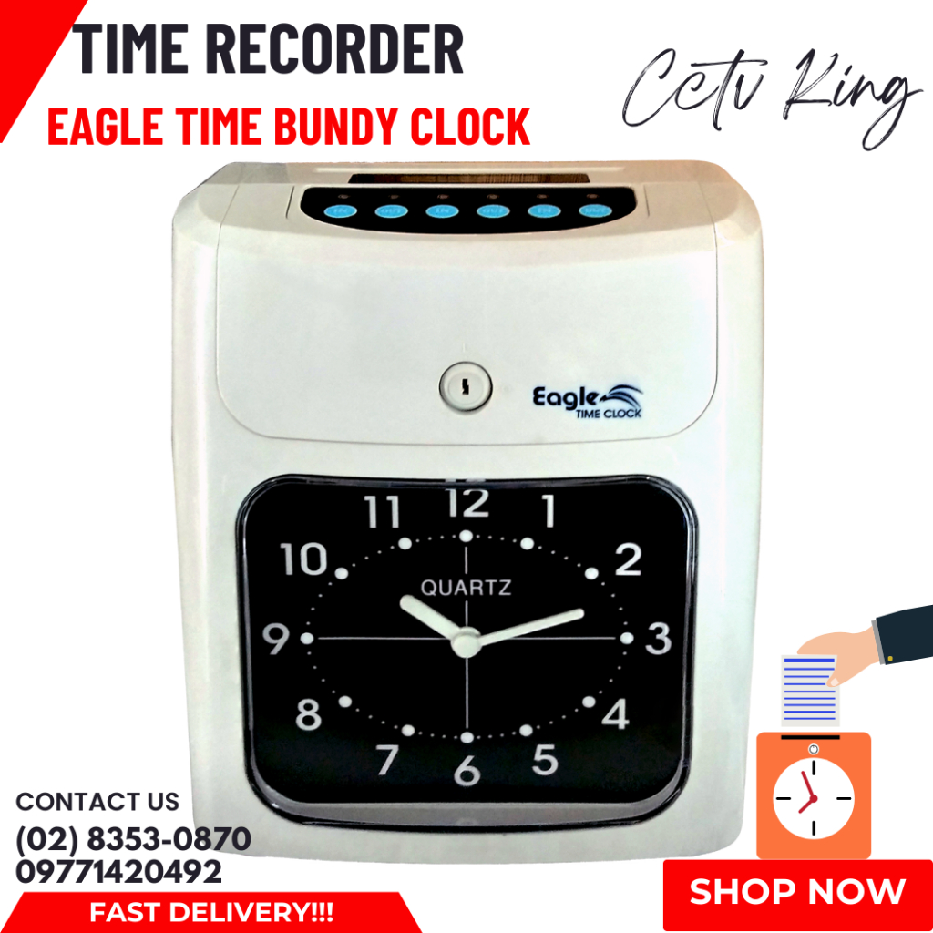 Eagle Time Clock Recorder Attendance Keeping Machine Bundy Clock ...