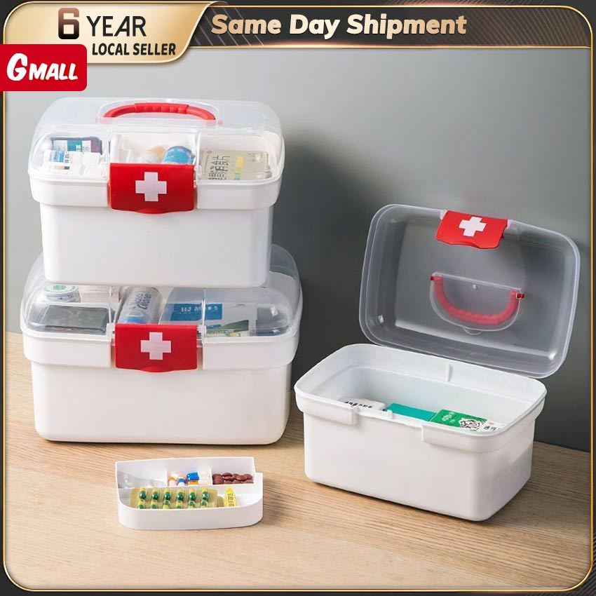 【Fast Delivery】 Medicine Oragnizer Family Emergency Box Portable First ...