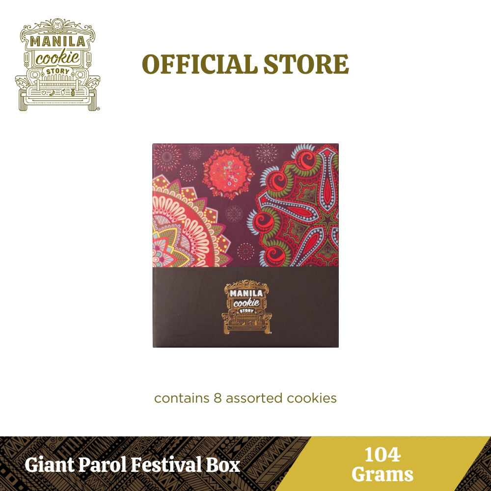 Manila Cookie Story Giant Lantern (Parol) Festival Gift Box 8 Assorted ...
