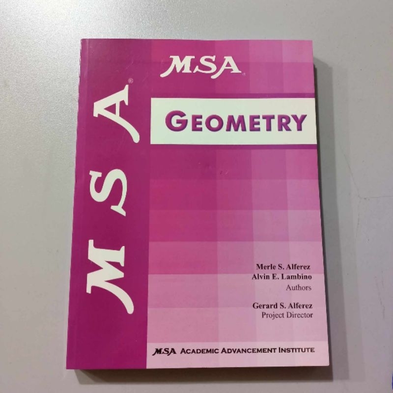 MSA Geometry By:Merle S.Alferez | Shopee Philippines