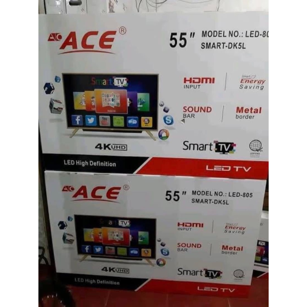 BRAND NEW ACE SMART TV 55 INCH | Shopee Philippines