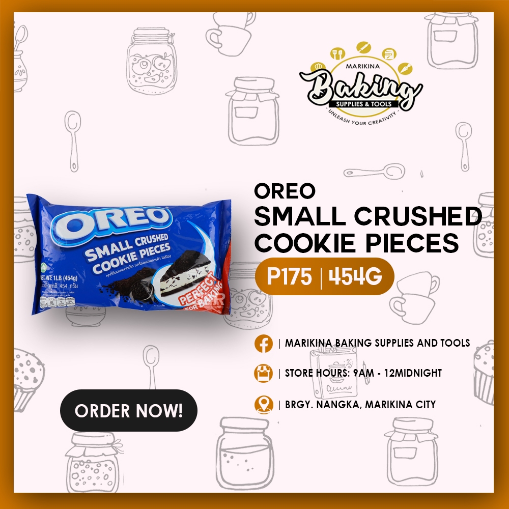 OREO SMALL CRUSHED COOKIE PIECES 454 GRAMS | Shopee Philippines