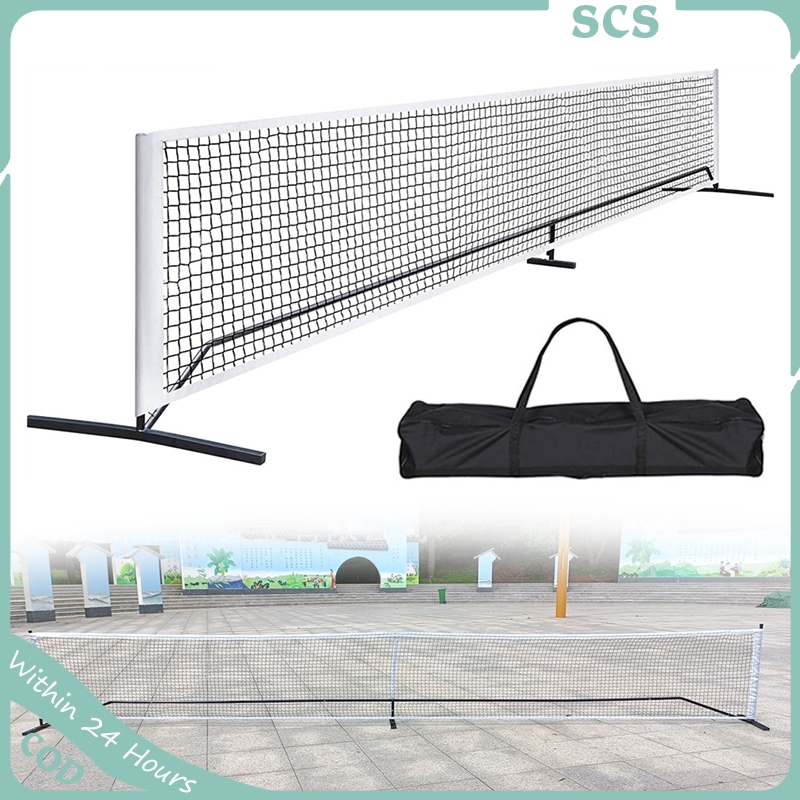 Pickleball Net 22 FT Regulation Size Portable Pickle Ball Game Net ...