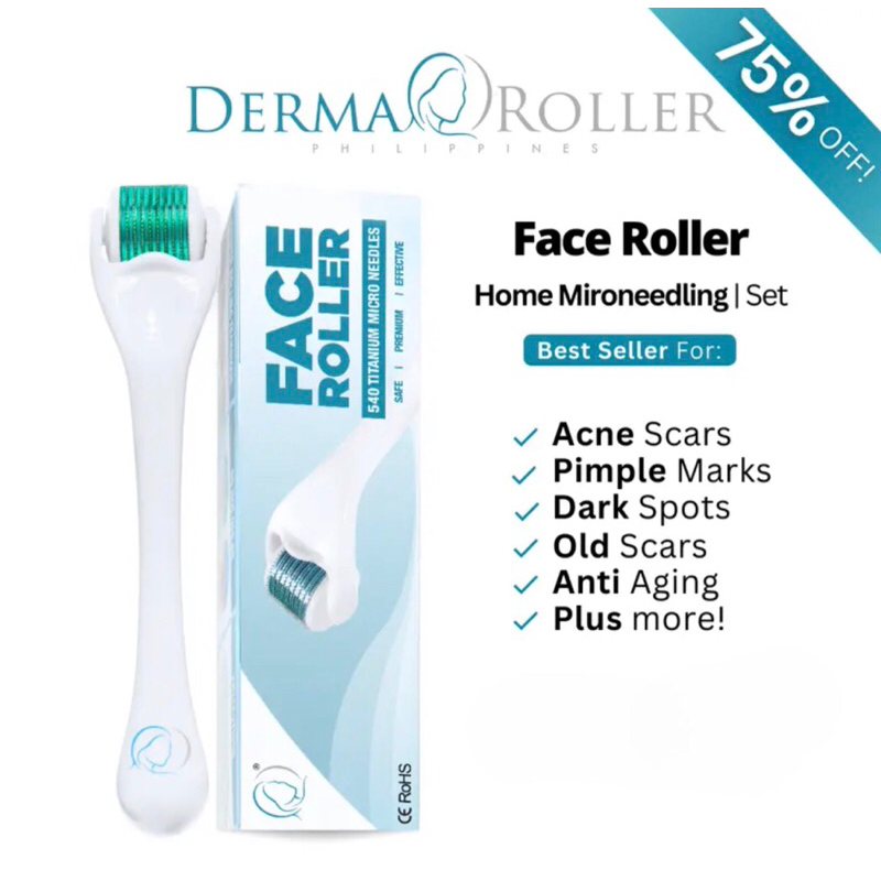 QUALITY Derma Roller for Hair and Face Treatment (Hair Loss & Acne ...