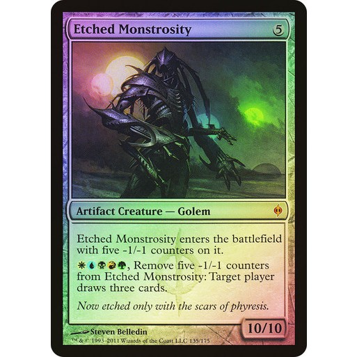 Etched Monstrosity - New Phyrexia (NPH) | Shopee Philippines