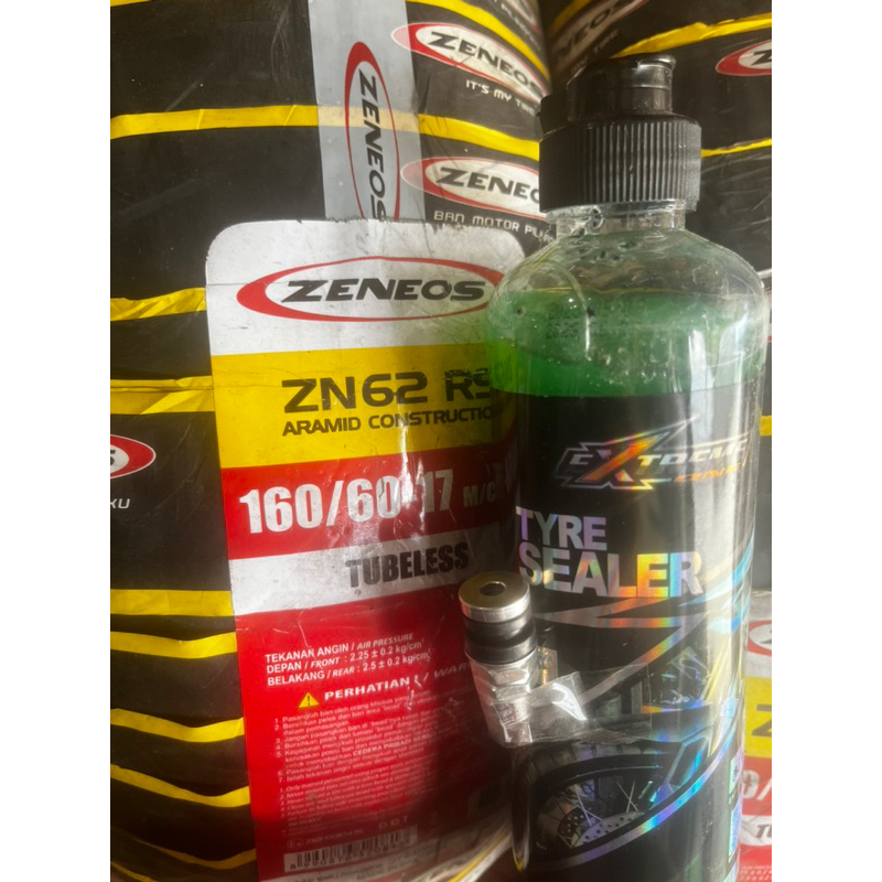 ZENEOS ZN62 RS 160/60X17 TUBELESS TIRE ORIGINAL WITH FREE SEALANT PITO ...