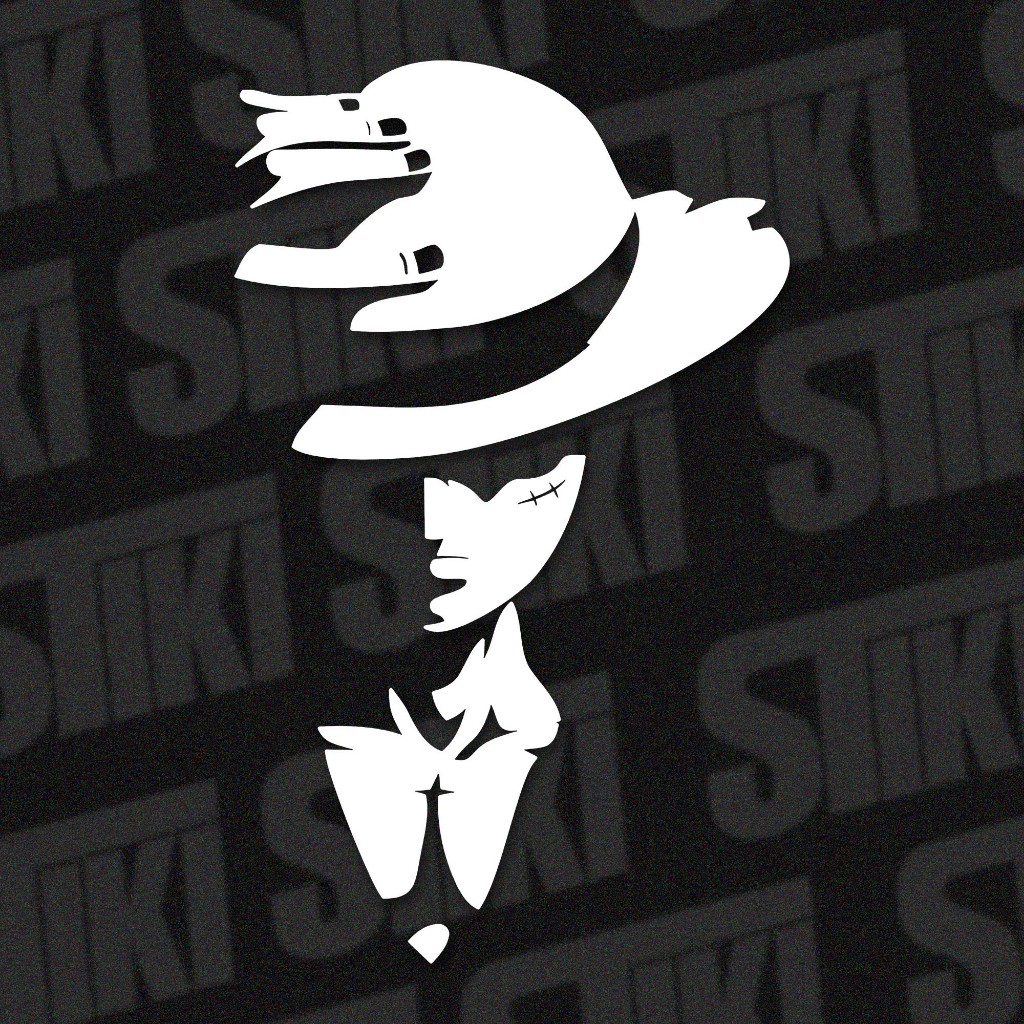 One Piece Strawhat Luffy Cut out Vinyl Sticker WATERPROOF Design 2 ...