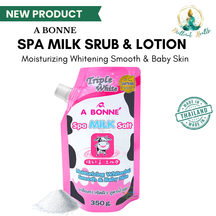 Abonne Acne White Silky Salt Scrub Milk Power Lightening Soft Whitening ...
