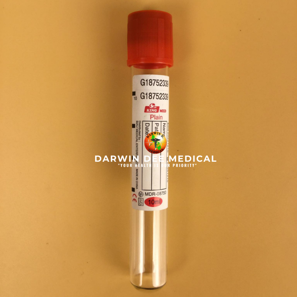 VACUTAINER BLOOD COLLECTION TUBE RED TOP 10ML (PER PIECE) | Shopee ...