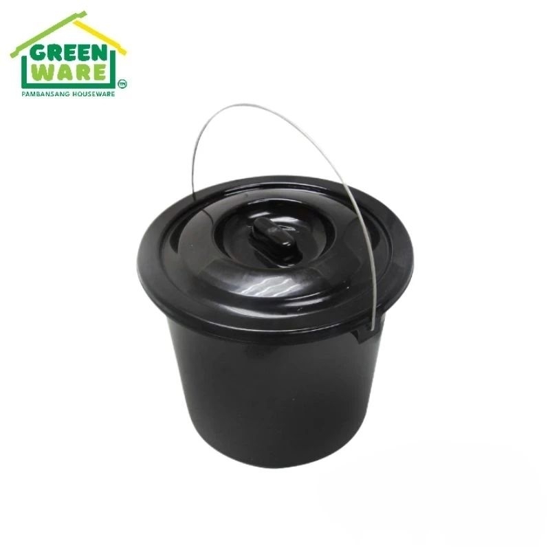 Greenware Pail w/ Cover Arinola Chamber Pot 1.5 GALLON Class B HW-1012 ...