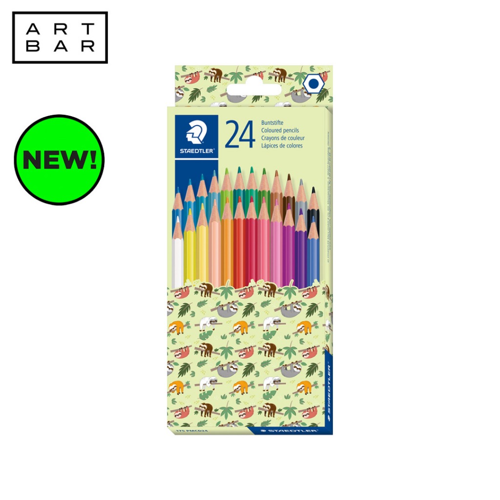 Staedtler Colored Pencil Yellow Sloth 24 Colors | Shopee Philippines