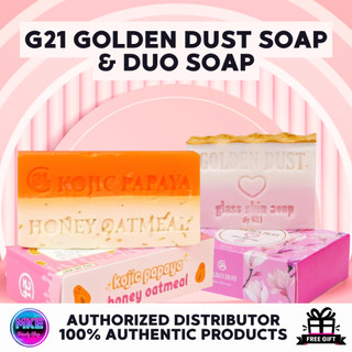 G21 GOLDEN DUST + DUO SOAP BIG COMBO WHITENING SOAP | Shopee Philippines