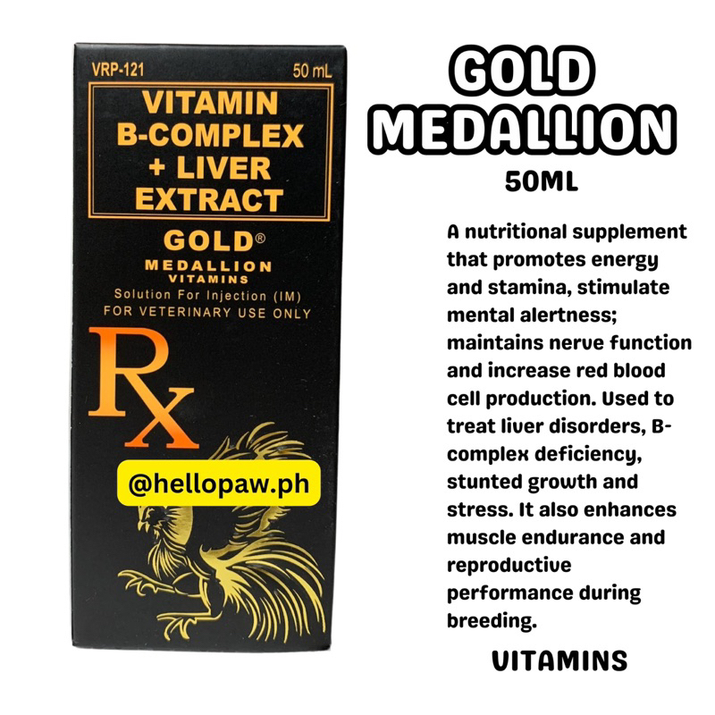 Gold Medallion 50ml Vitamins | Shopee Philippines