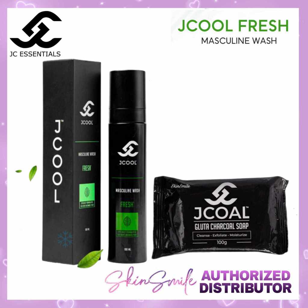 JC Essentials | JCool Masculine Wash Fresh and JCoal Gluta Charcoal ...