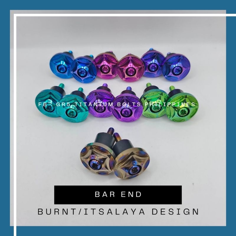 GR5 TITANIUM BAR END UNIVERSAL Pair | Shopee Philippines