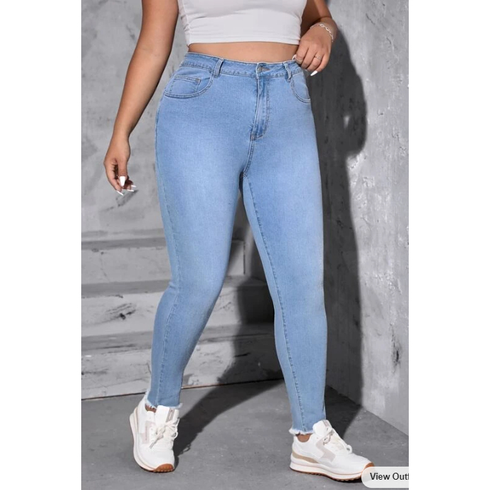Size: 30-44 Plus Size Joni Jeans Stretchable Highwaist Denim Skinny Pants #801 | Shopee Philippines