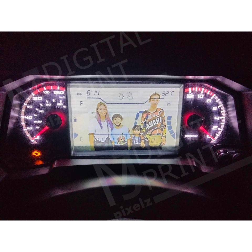 RUSI RFI 175 CUSTOMIZED PANEL GAUGE PROTECTOR | Shopee Philippines