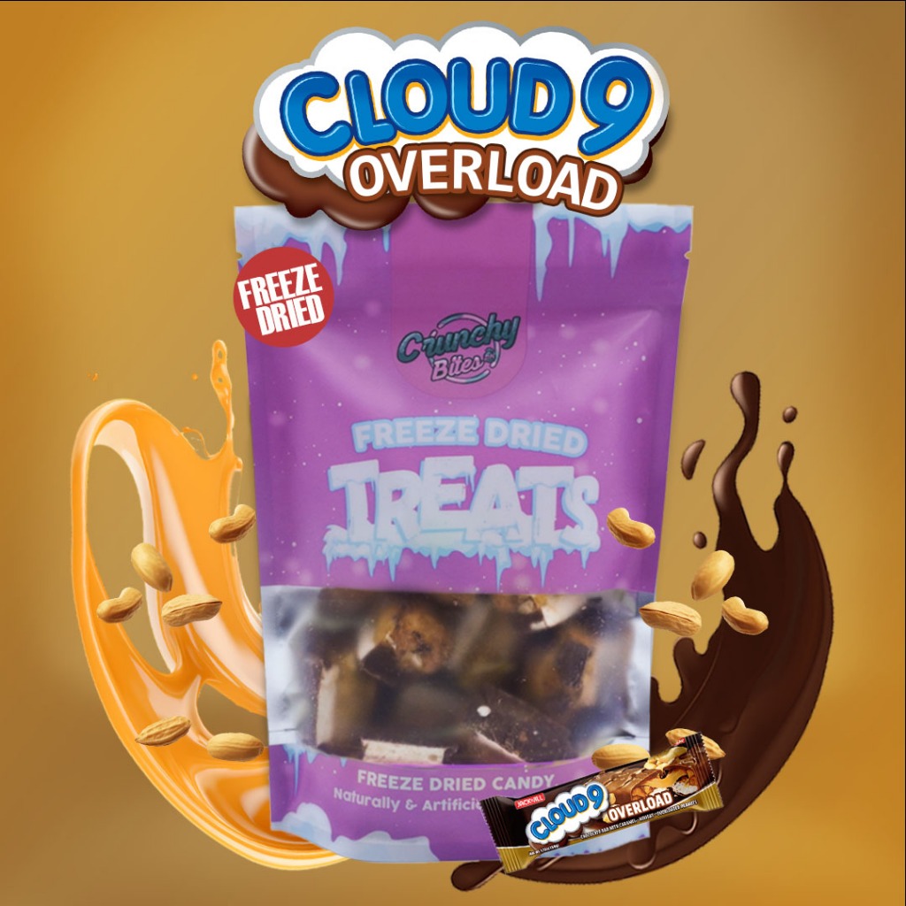 Freeze Dried Candy - Cloud9 Overload - 50grams Per Pack - Crunchy Bites ...