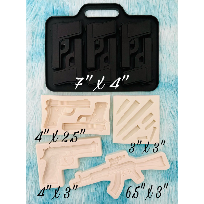 Guns & Bullets Silicone Molds | Shopee Philippines