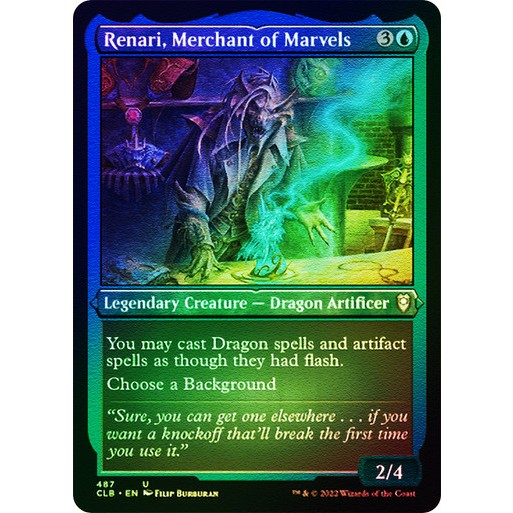 Renari, Merchant of Marvels - Commander Legends: Battle for Baldur's ... Renari, Merchant of Marvels - Commander Legends: Battle for Baldur's ...