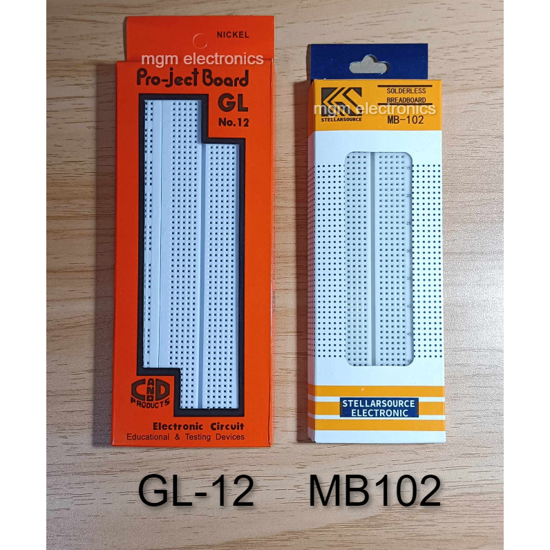 GL12 / MB102 BREADBOARD DIY PROJECT BOARD | Shopee Philippines