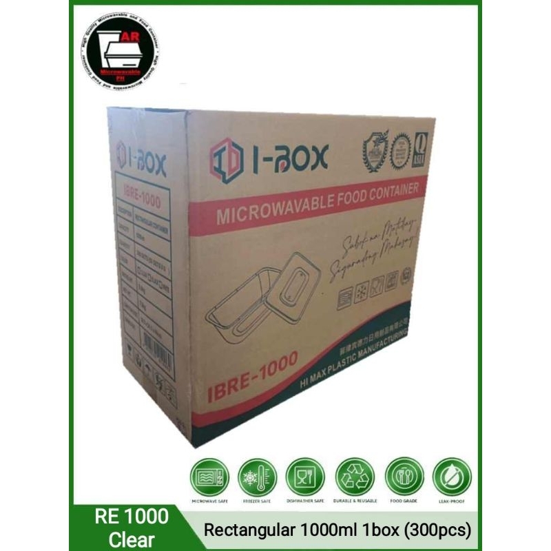 RE1000 1BOX 300pcs / Microwavable plastic container / Microwavable food ...