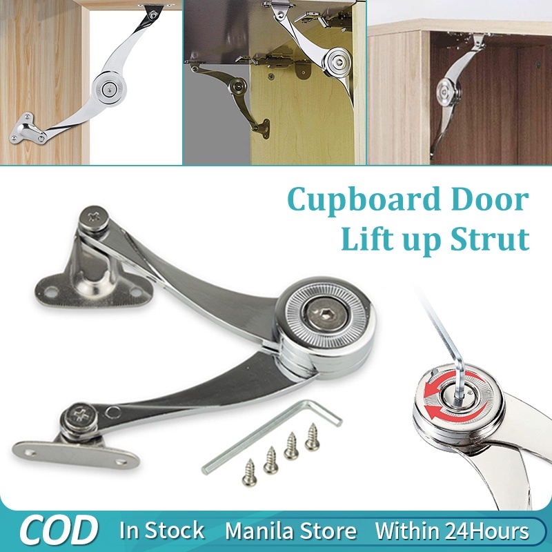 Lid Support Hinge Adjustable Lid Lift Up Stay Buffer Damper for Kitchen ...