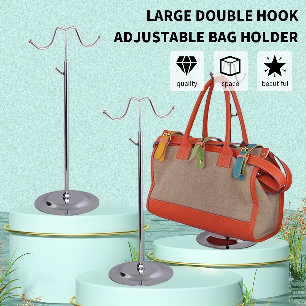 Bag Stand Holder Hanging Bags Display Desk Table Bag Organizer | Shopee ...