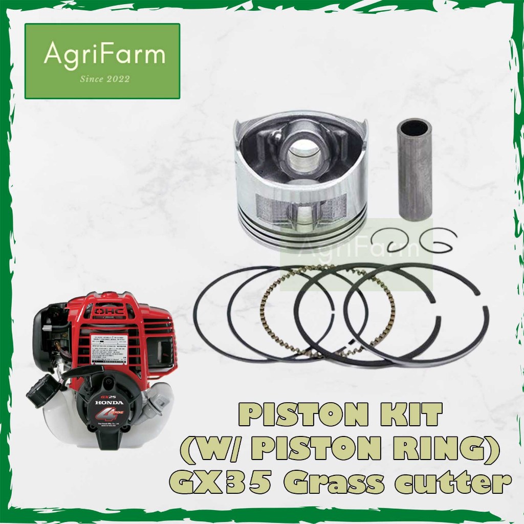 Piston Kit Piston Assy With Piston Ring Set Pin 39mm for Honda GX35 ...
