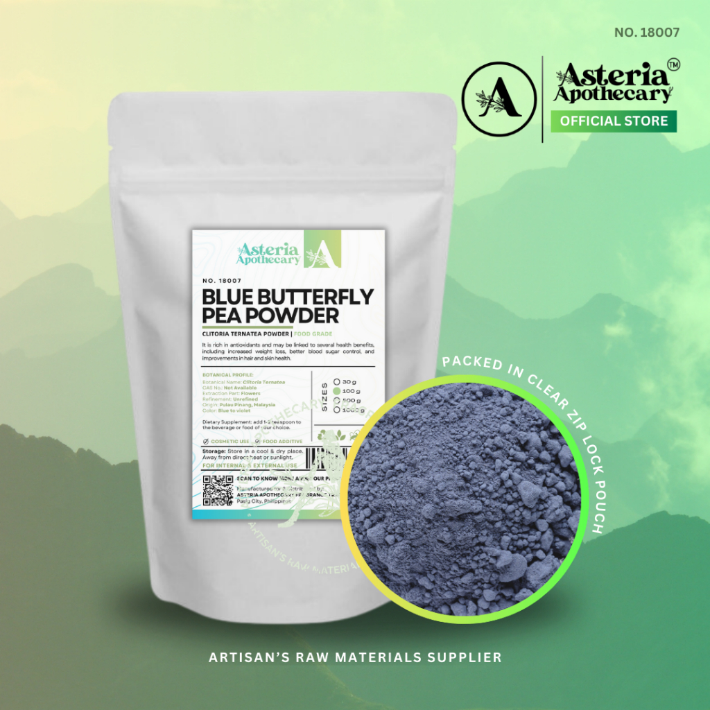 Blue Butterfly Pea Powder 30g & 100g - Asteria Apothecary | Shopee ...